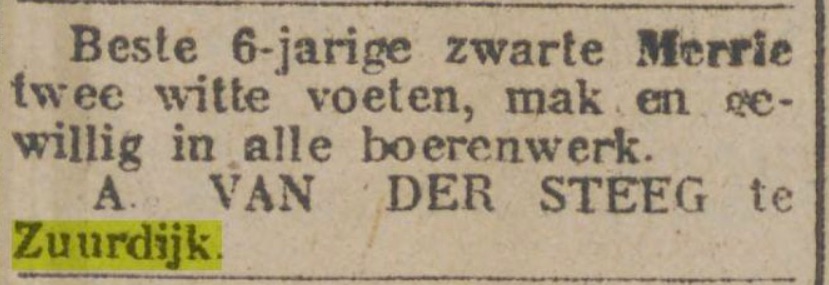 H078 Albert van der Steeg – ZUURDIEK
